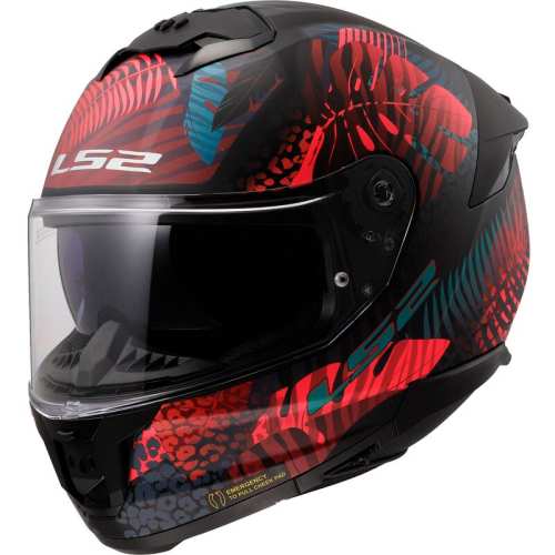 KASK MOTOCYKLOWY LS2 KASK LS2 FF808 STREAM II JUNGLE MATT BLACK PINK ...