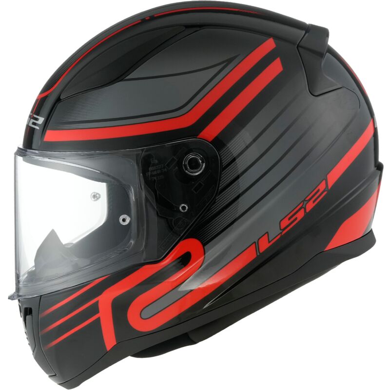 KASK MOTOCYKLOWY KASK LS2KASK LS2 FF353 RAPID II CIRCUIT BLACK RED - 06 ...