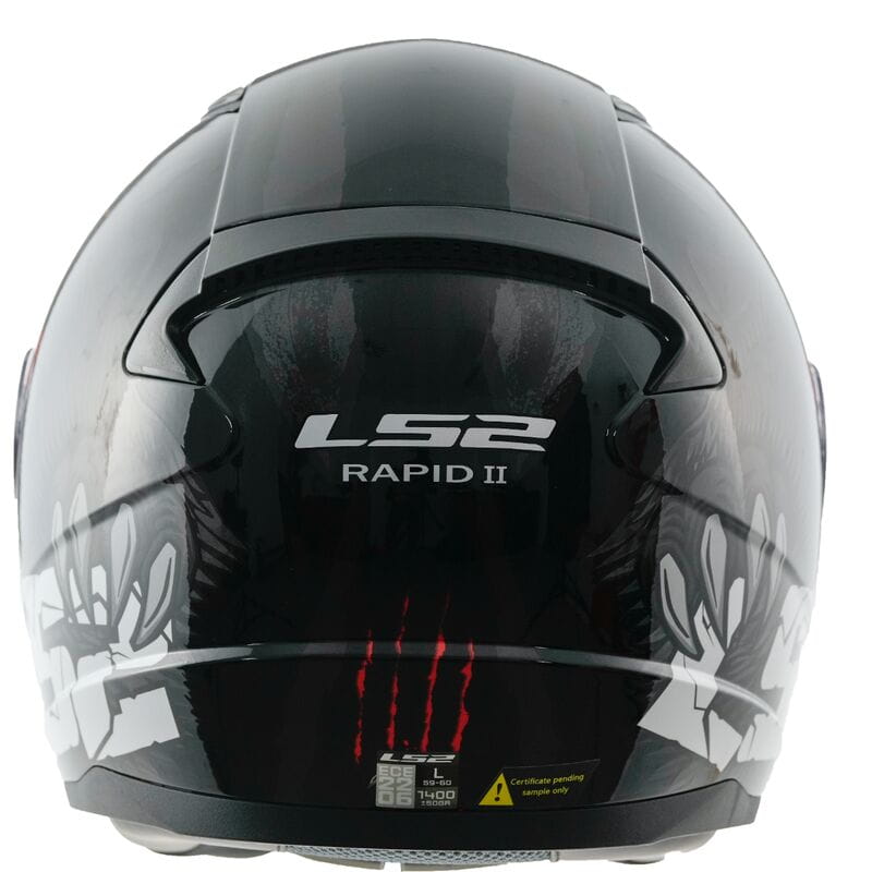 KASK MOTOCYKLOWY KASK LS2KASK LS2 FF353 RAPID II CLAW BLACK - 06 ...